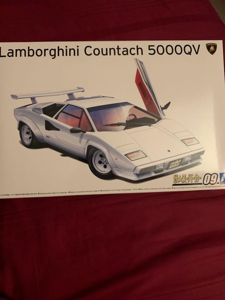 Aoshima Lamborghini countach, Hobbies & Toys, Toys & Games on Carousell