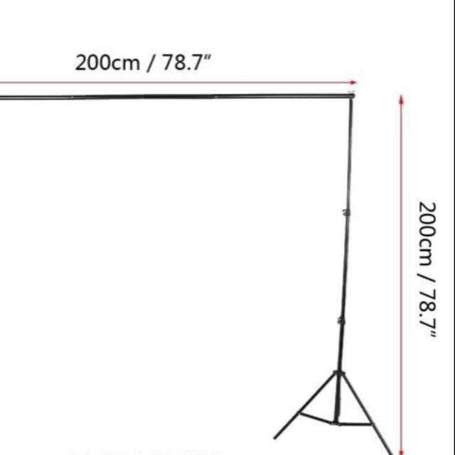 Backdrop Stand 2x2m, Photography, Photography Accessories, Lighting ...