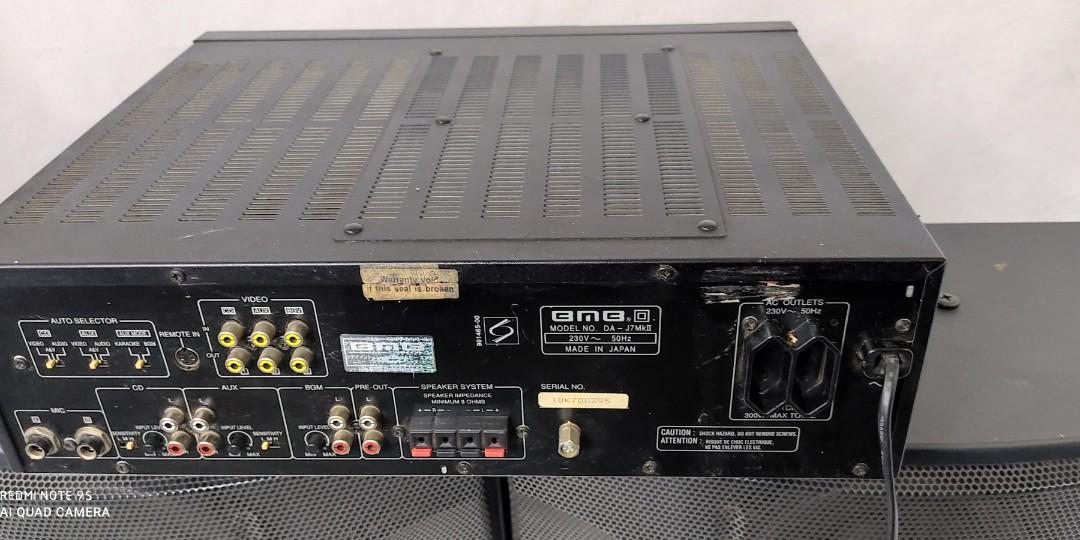 BMB DA-J7m MK Il, Karaoke Amplifier with BMB CS-350V Speakers, Audio ...