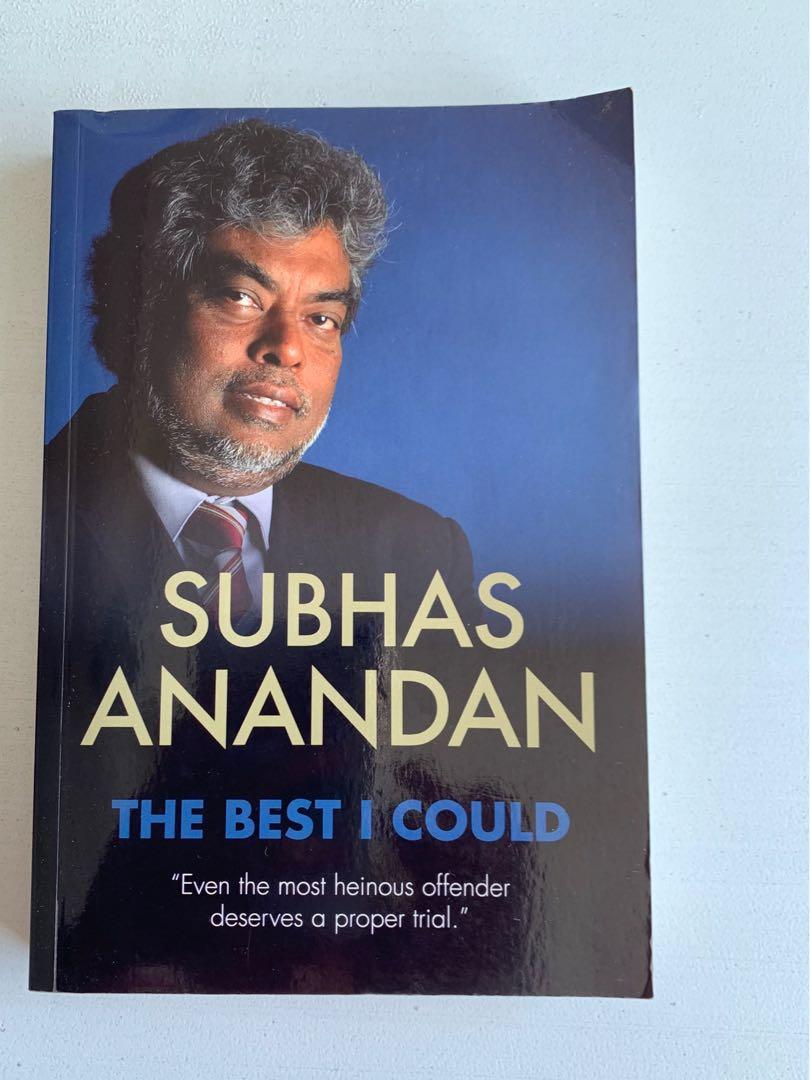 Book by Subhas Anandan - The Best I Could, Hobbies & Toys, Books ...