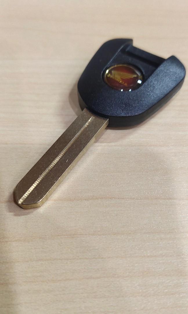 Chipless key for NC750X, Motorcycles, Motorcycle Accessories on Carousell