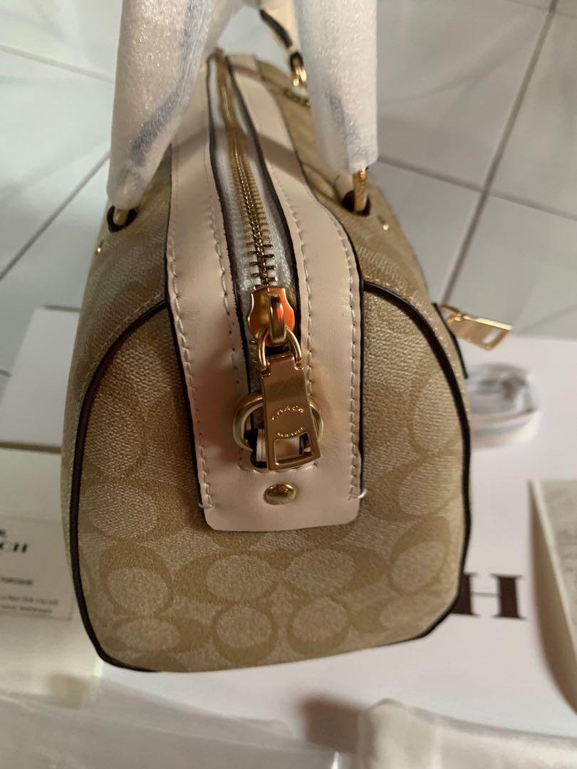 Coach Rowan White Satchel, Women's Fashion, Bags & Wallets, Purses ...