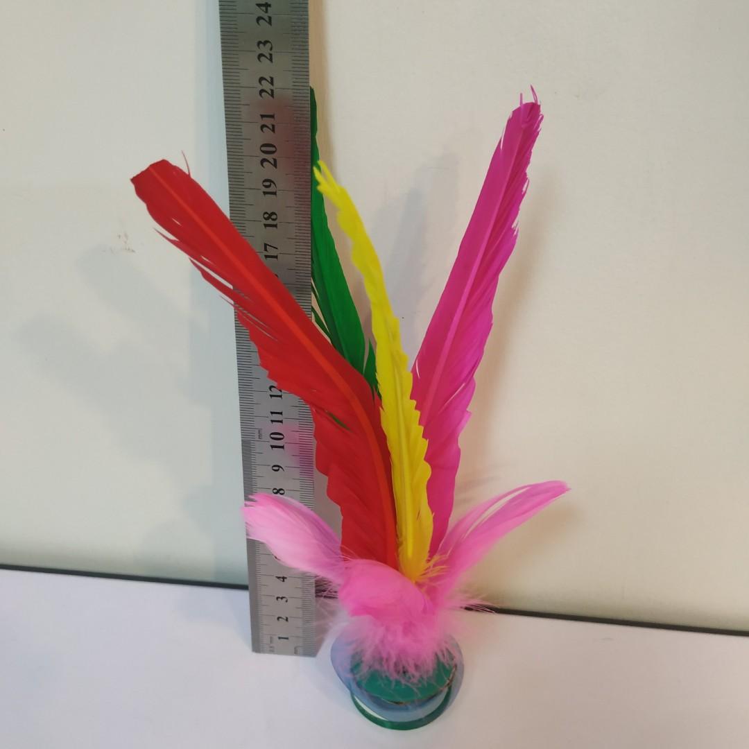 Colourful Toogoo feather shuttlecock Chinese kicking shuttlecock ...