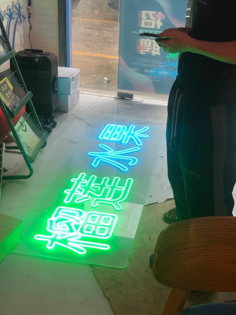 Customize Led Neon Signboard, Furniture & Home Living, Lighting & Fans ...