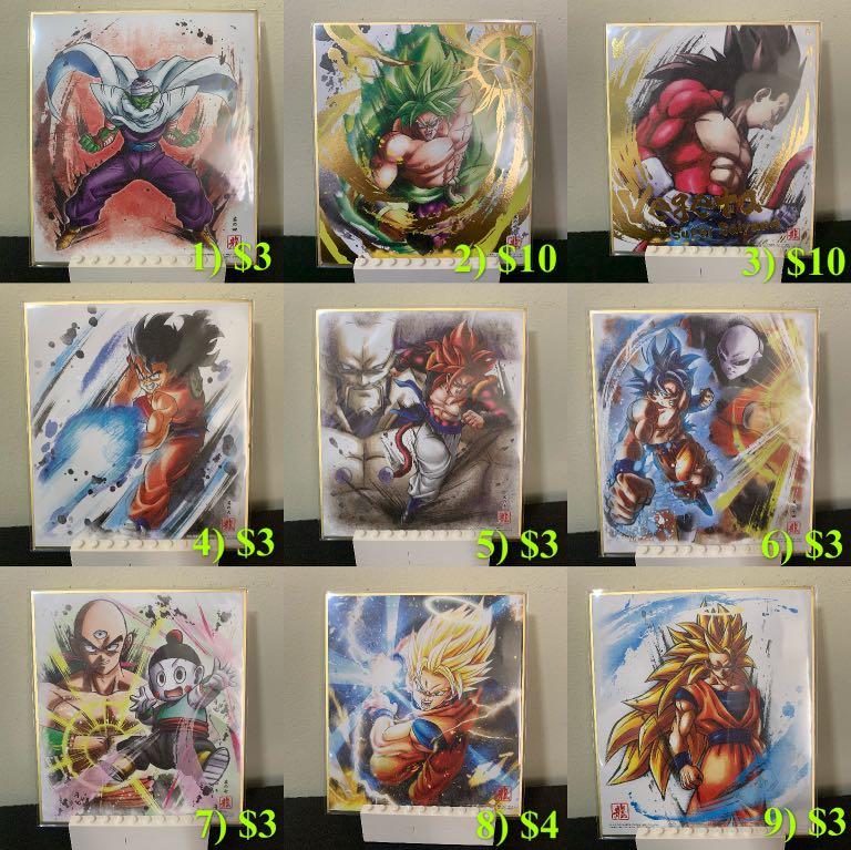 Dragonball Art card Dragonball post art, Hobbies & Toys, Toys & Games ...