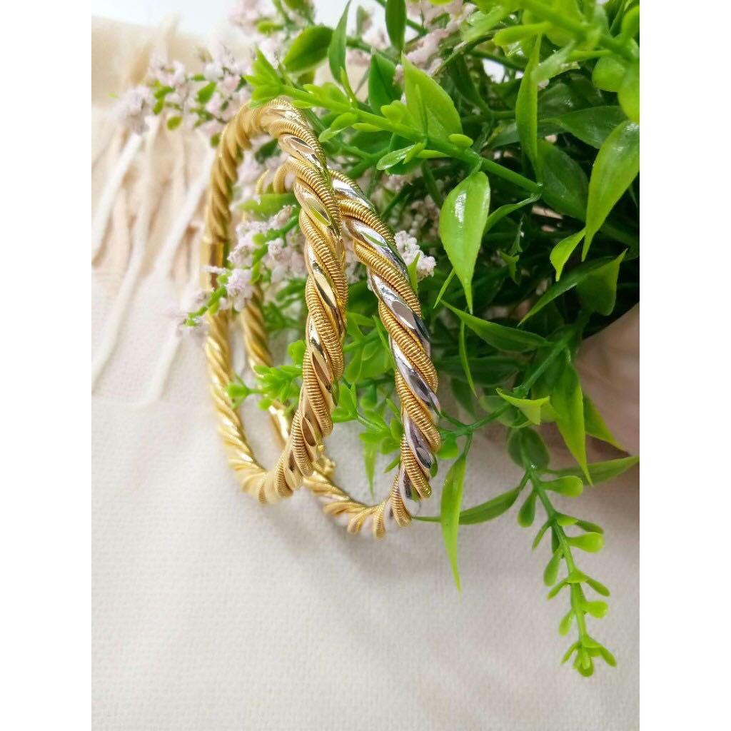 Emas bangkok bangle classic, Women's Fashion, Jewelry & Organisers ...