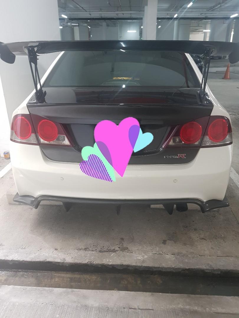 Honda Type R rear bumper, Car Accessories, Accessories on Carousell