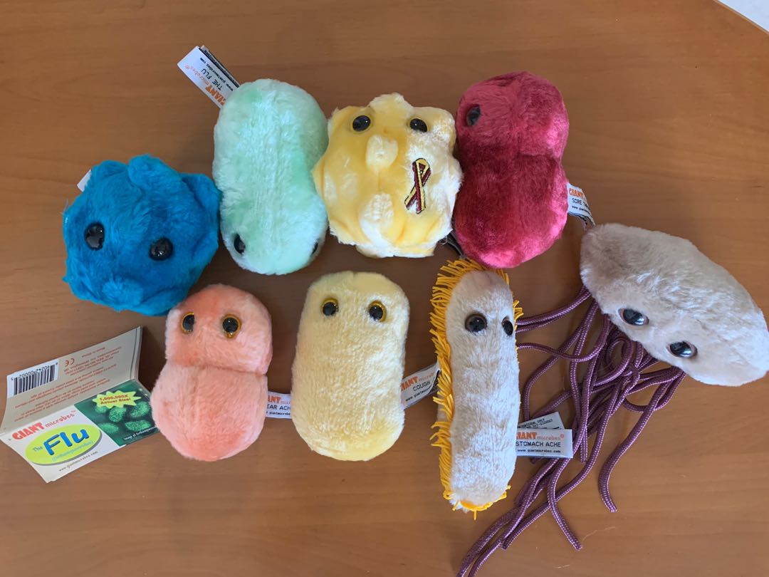 Giant Microbes Set of 8 toys, Hobbies & Toys, Toys & Games on Carousell