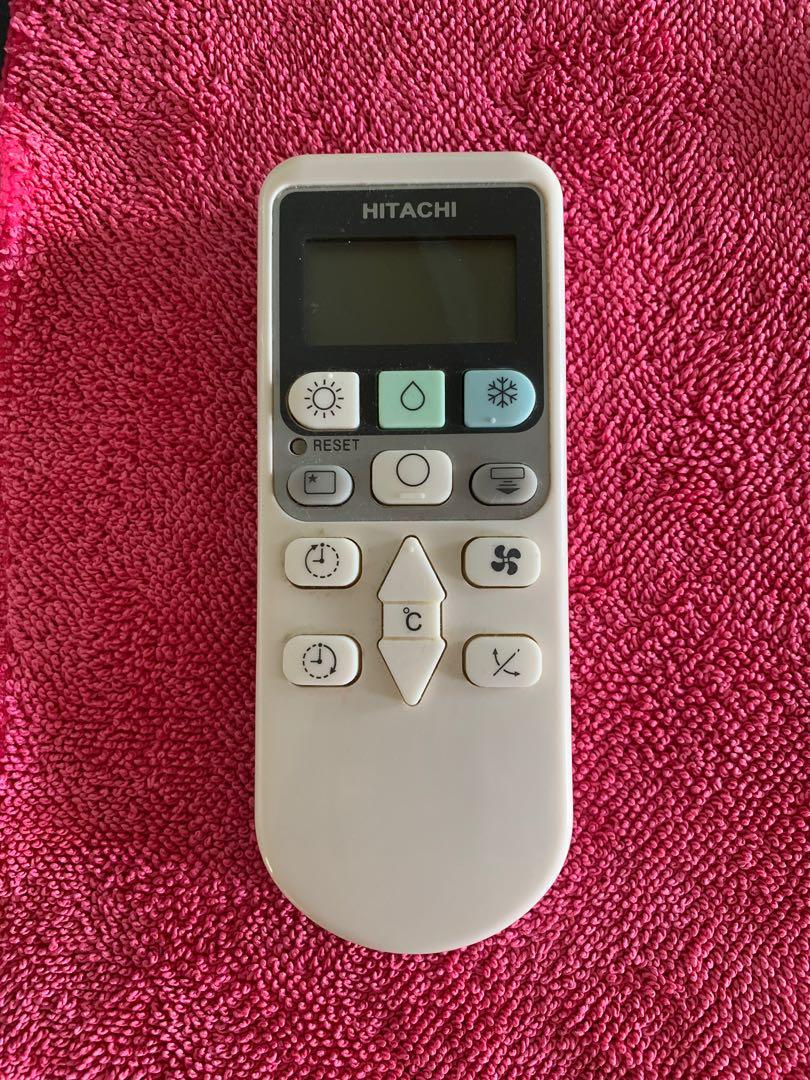 Hitachi Aircon Remote, TV & Home Appliances, Air Conditioners & Heating ...