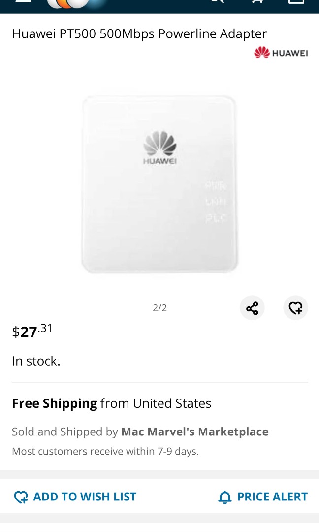 HUAWEI Wifi Extender Repeater Model PT500, Electronics, Computer Parts ...