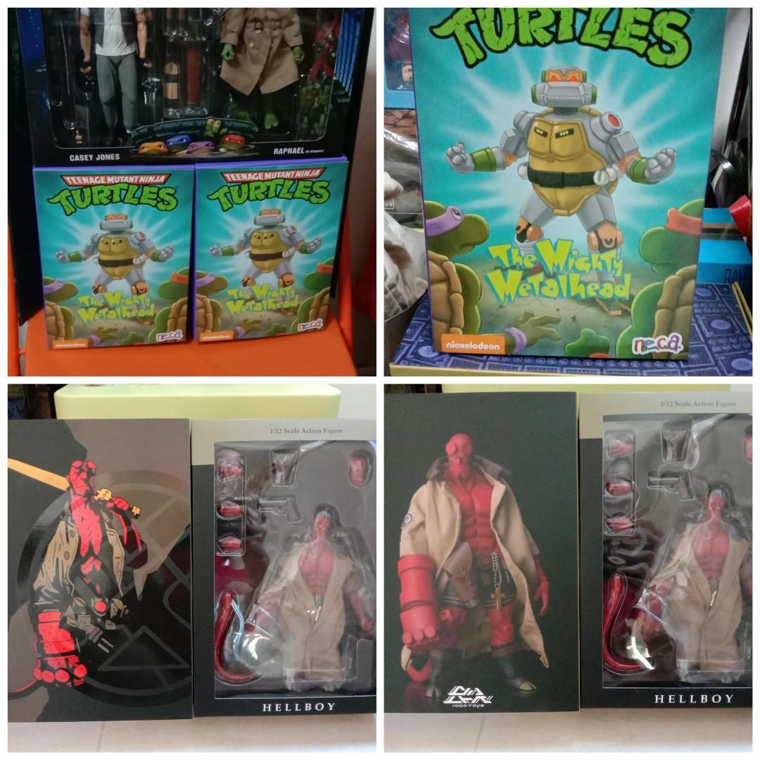 #NECA (CASEY JONE & RAPHAEL $95 SERIES 4 METALHEAD $60 (1000 TOYS DARK ...