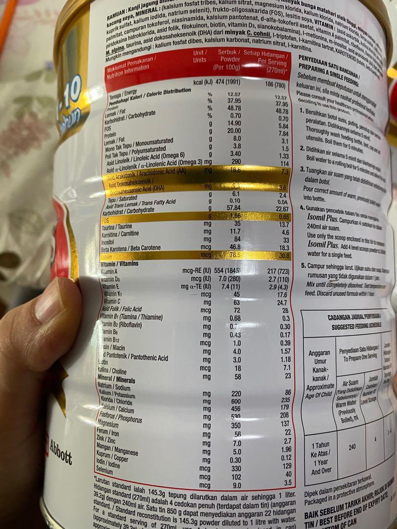 Isomil Plus soya milk, Babies & Kids, Nursing & Feeding, Breastfeeding ...