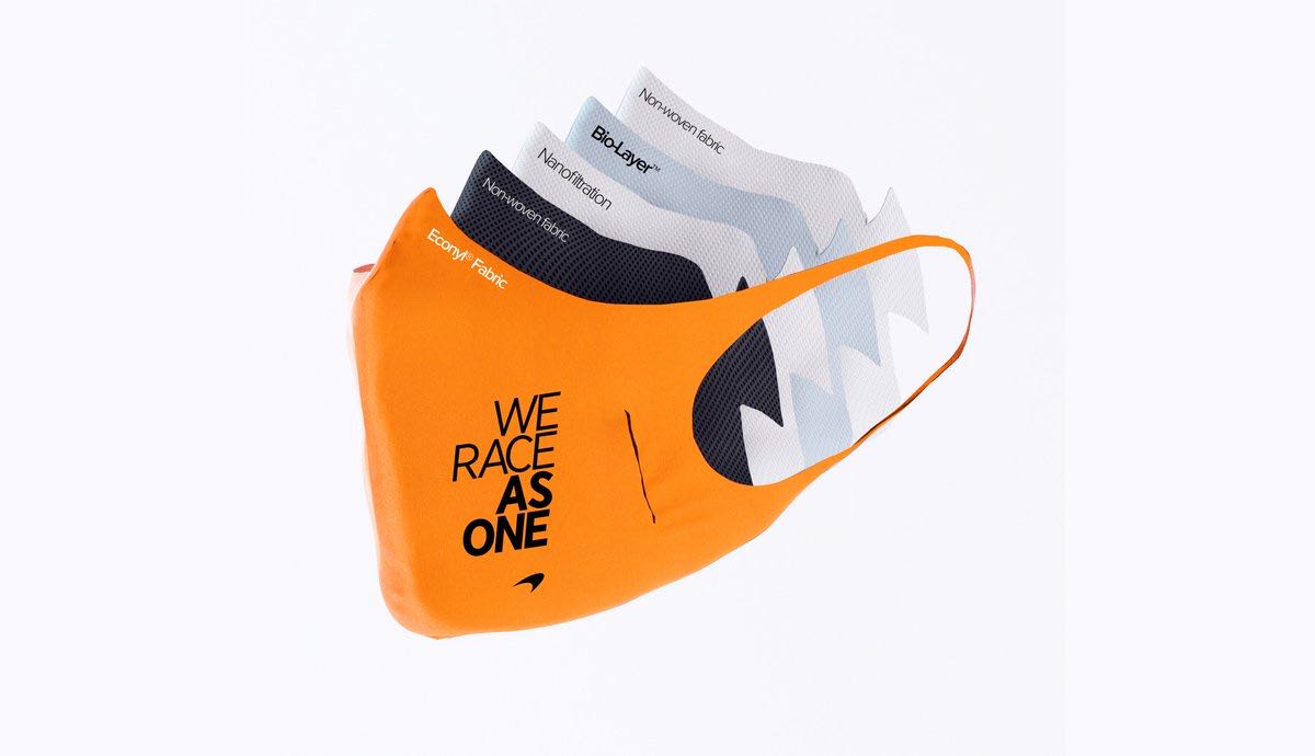 Mclaren F1 We Race As One U-mask, Sports Equipment, Bicycles & Parts ...
