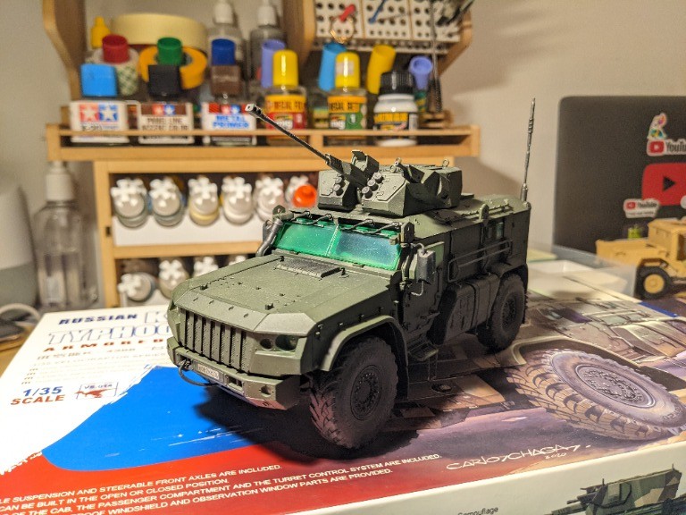 Meng 1/35 model Typhoon-VDV Kamaz K-4386 Russian Armoured Vehicle MRAP ...