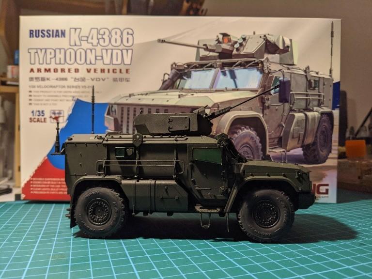 Meng 1/35 model Typhoon-VDV Kamaz K-4386 Russian Armoured Vehicle MRAP ...