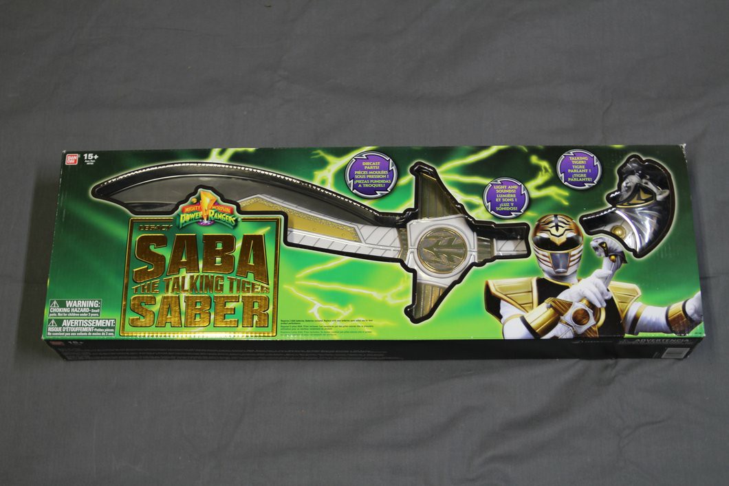 Mighty Morphin Power Rangers Legacy Saba The Talking Saber White Ranger ...
