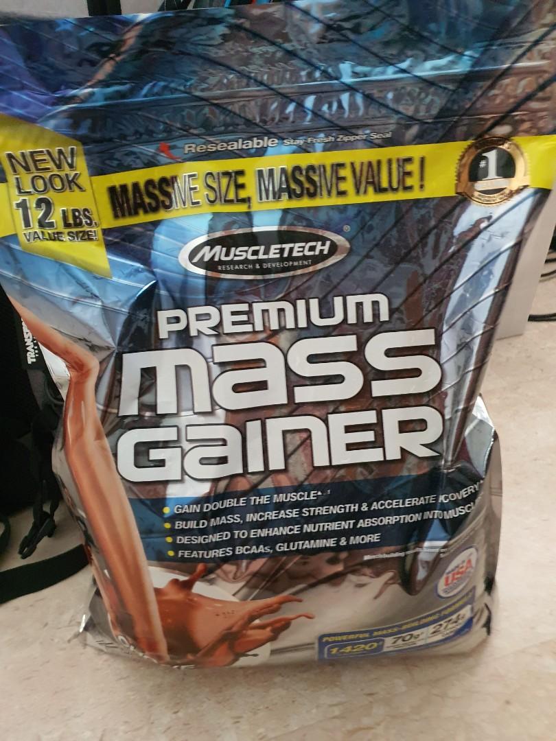 Muscletech Premium Mass Gainer, Health & Nutrition, Health Supplements ...