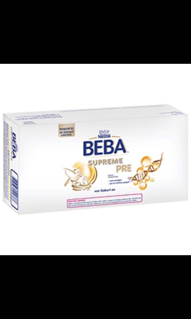 Nestlé Beba Supreme Pre 32x70ml, Babies & Kids, Nursing & Feeding ...