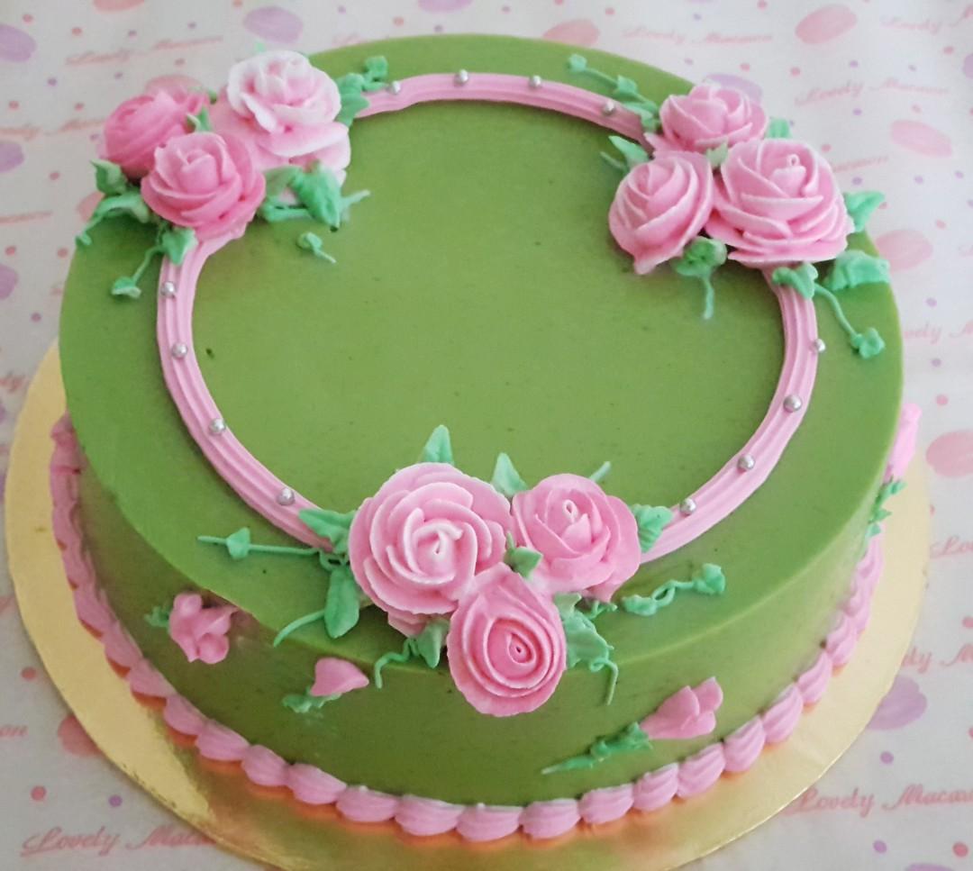 Pandan Kaya Birthday Cake, Food & Drinks, Homemade Bakes on Carousell