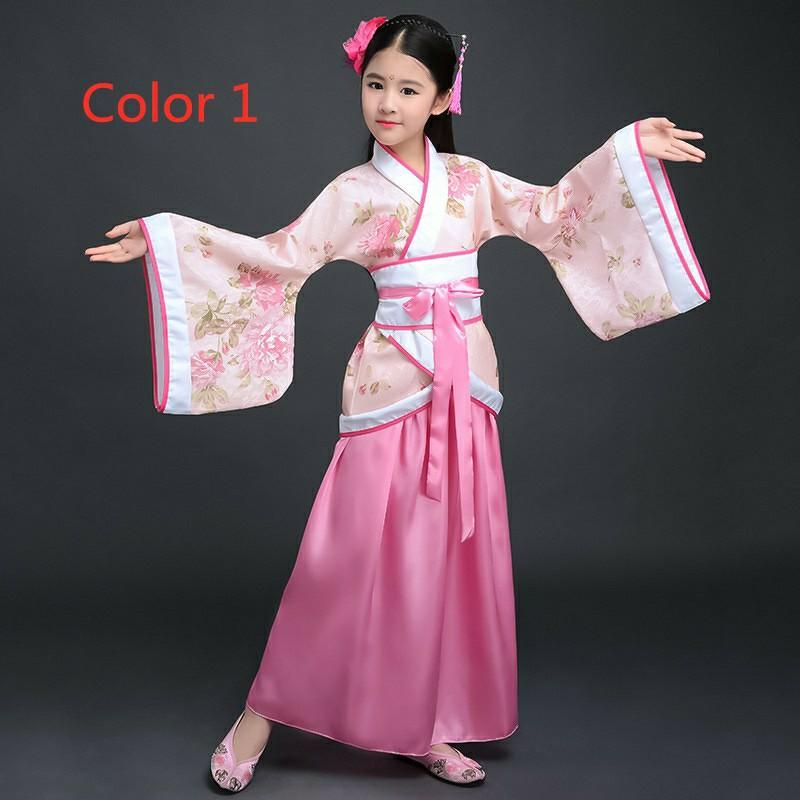 [PO] 100-180cm Women Girls Traditional Hanfu QiPao Chinese New Year ...