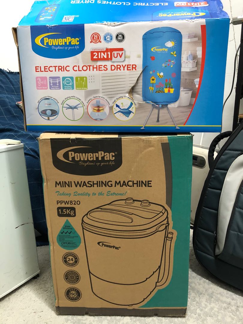 PowerPac Mini Washing Machine , TV & Home Appliances, Washing Machines ...