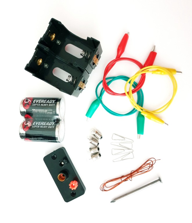 Science Kit - Basic Electrical Circuit & Electromagnet Set, Hobbies ...