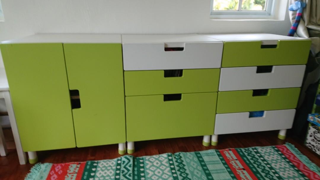 Set of Ikea Stuva cabinets 5 pieces, Furniture & Home Living, Furniture ...