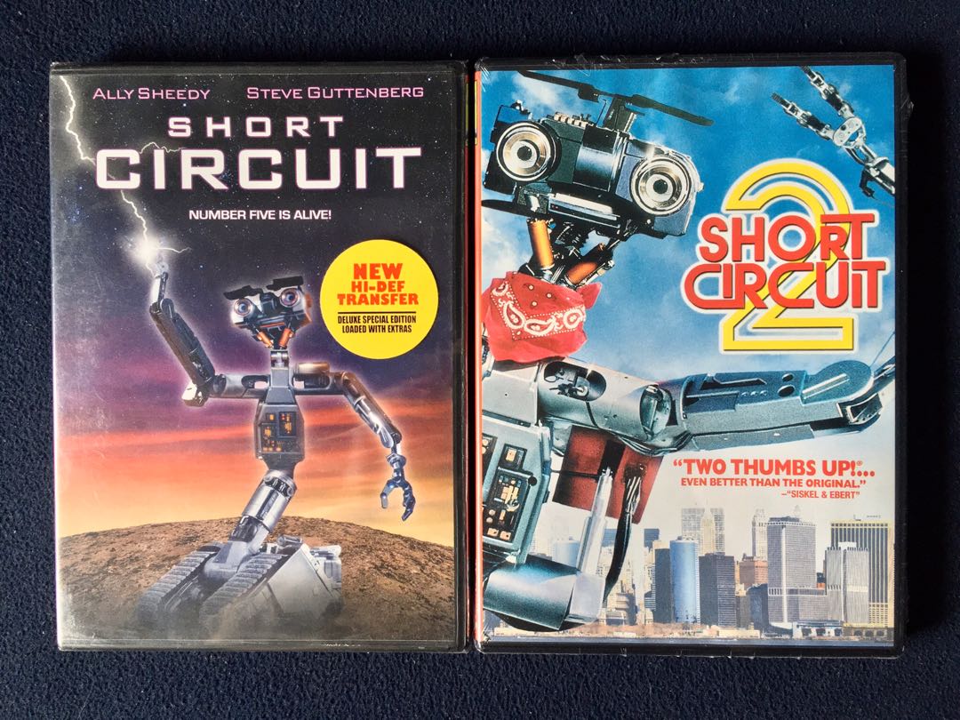 Short Circuit 1 & 2 DVD, Hobbies & Toys, Music & Media, Music ...