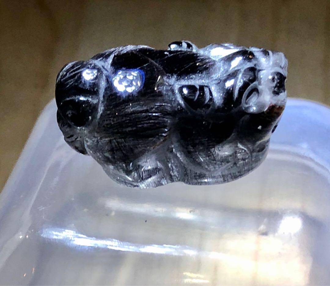 Silver/black Rutilated long gui -LLT, Women's Fashion, Jewelry ...