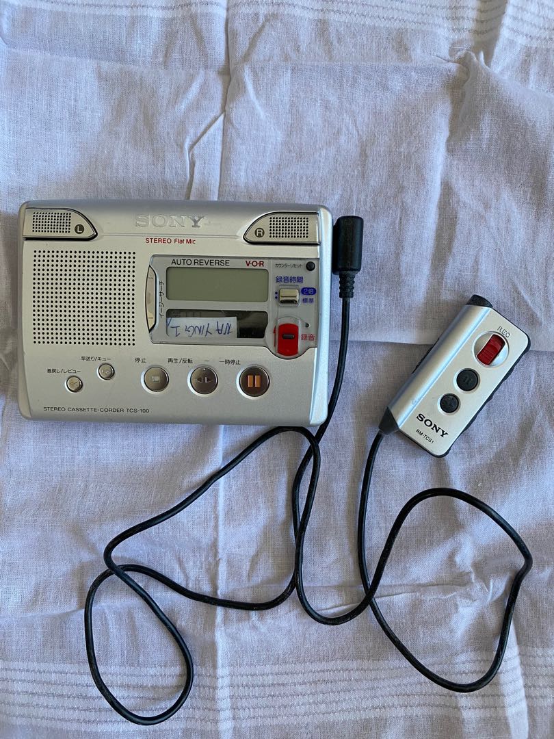 Sony cassette recorder, Audio, Voice Recorders on Carousell