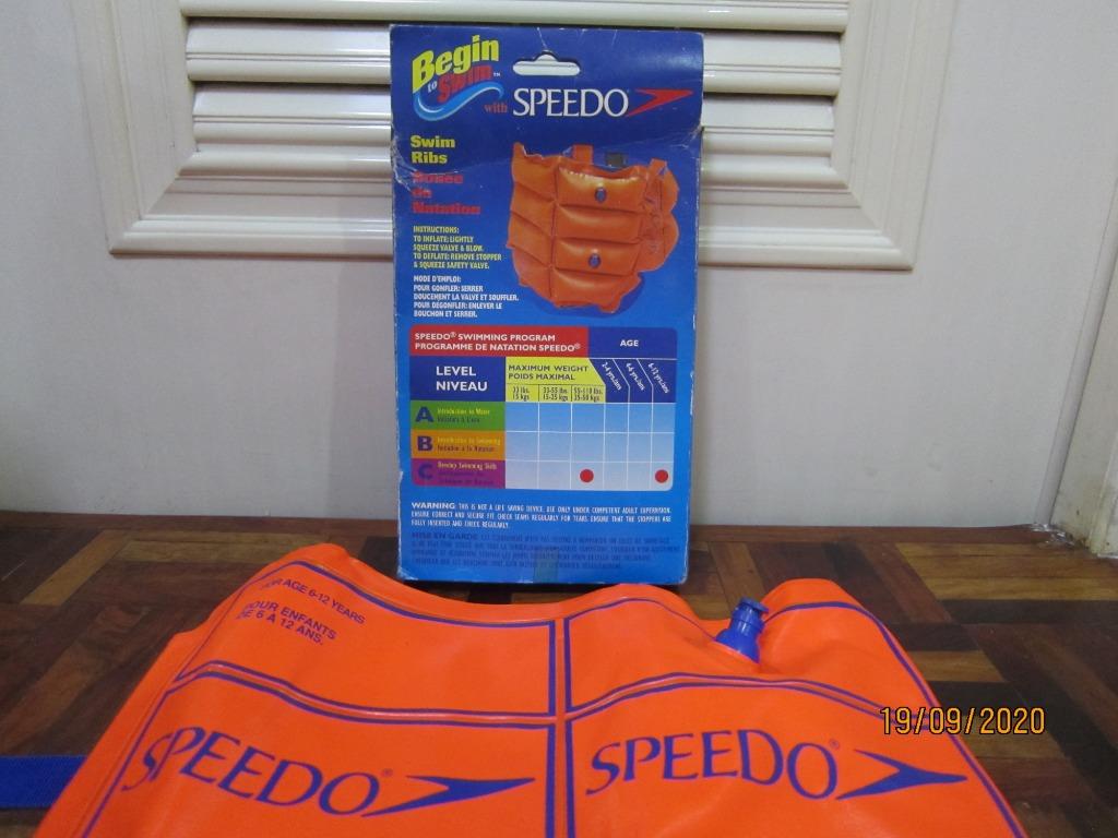 Speedo Swim Ribs Floater, Sports Equipment, Sports & Games, Water ...