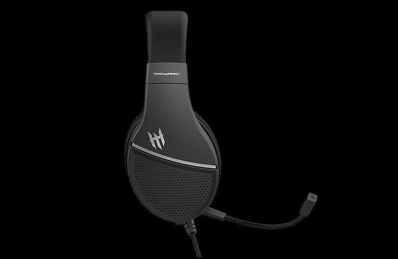 Tecware Q2 3.5mm Over Ear Gaming Headset with Mic, Audio, Headphones ...