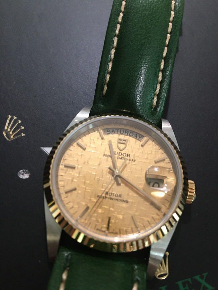 Tudor 76213 prince day date 36mm two tone, Luxury, Watches on Carousell