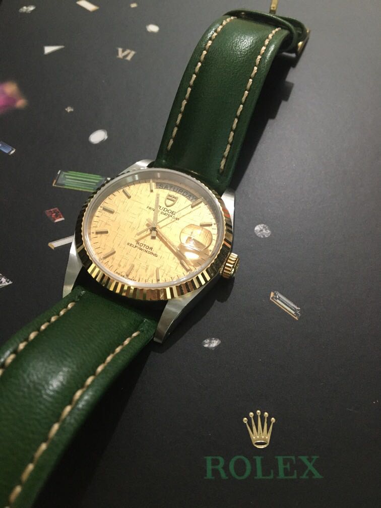 Tudor 76213 prince day date 36mm two tone, Luxury, Watches on Carousell