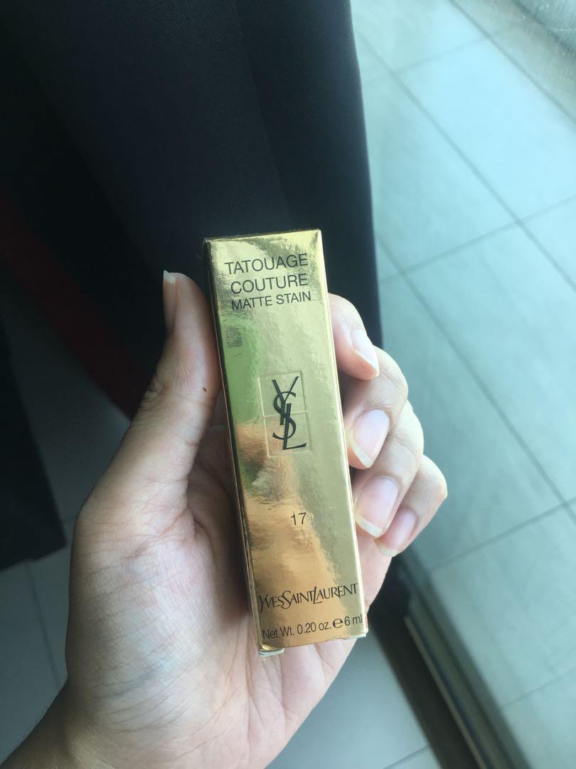 YSL Tatouage Couture Liquid Lip Matte, Beauty & Personal Care, Face ...