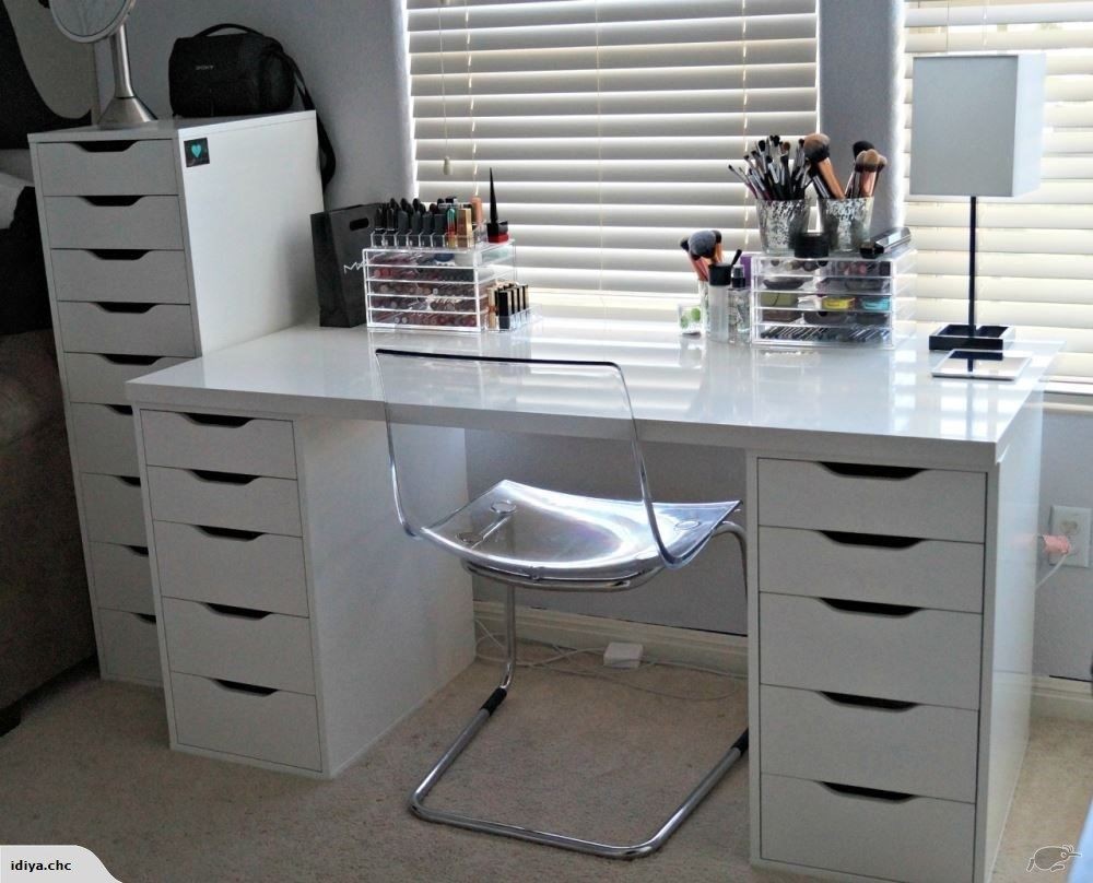 Alex dual desk, alex 9-drawers, Furniture & Home Living, Furniture ...