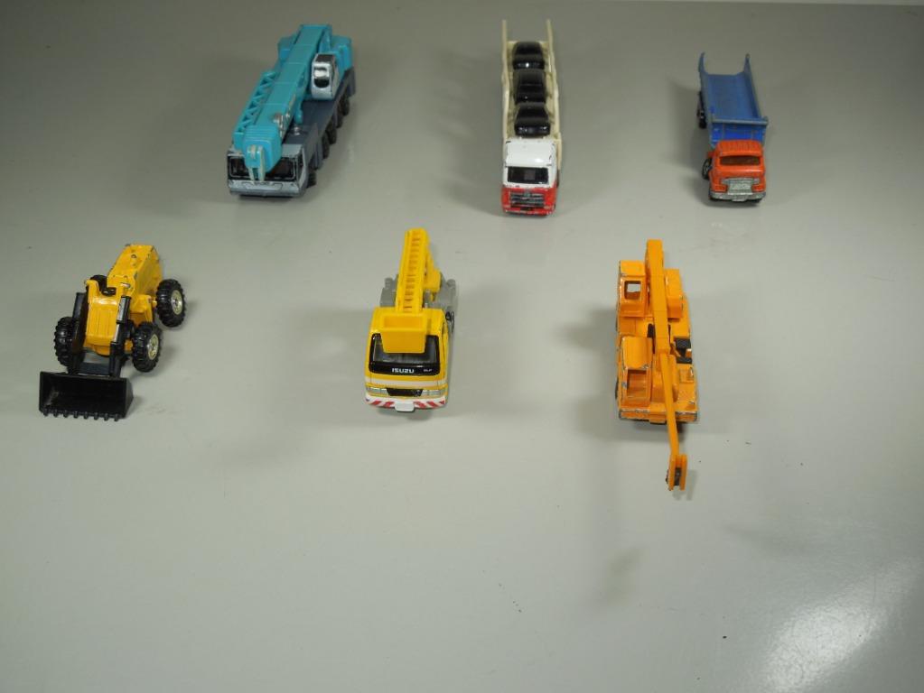 Assorted Vintage Tomica Construction vehicles trailer and trucks @ 419 ...
