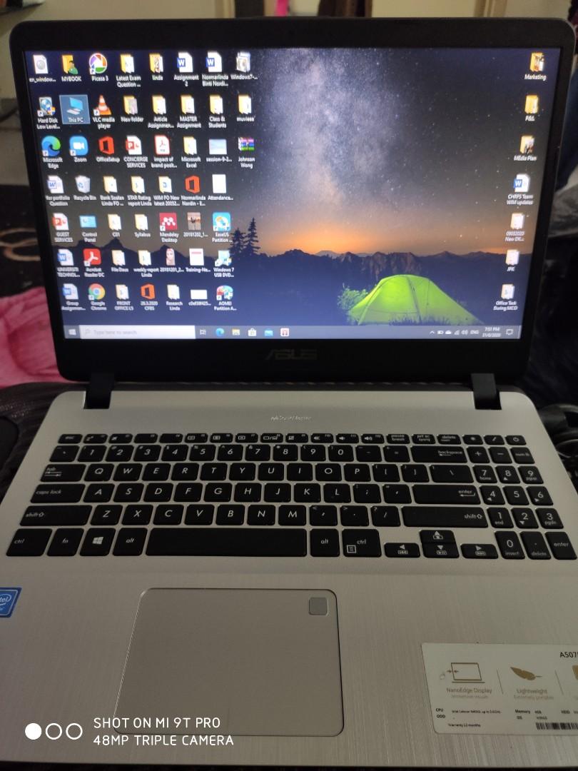 ASUS Laptop A507M SSD 15 inch, Computers & Tech, Laptops & Notebooks on ...