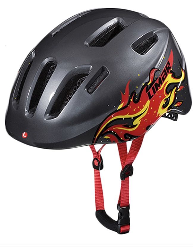 Bicycle Helmet: Limar 249 Kids bike helmet - 50-56cm Flame design ...