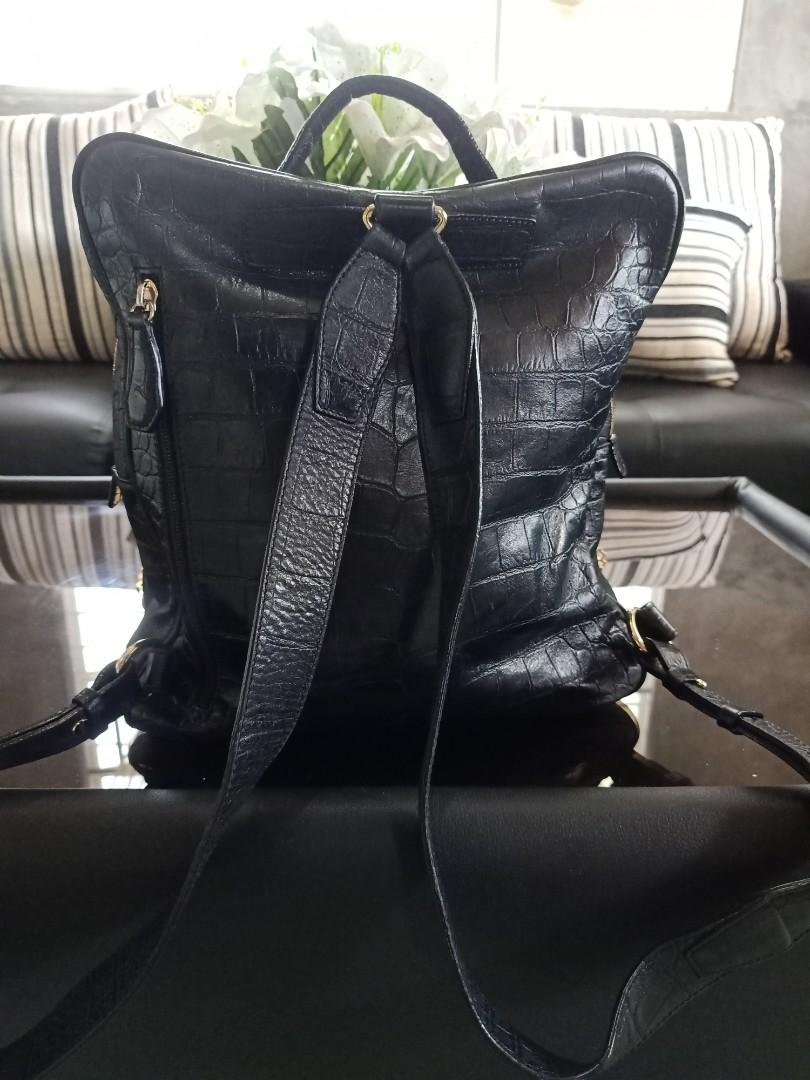 Bruno Magli backpack REPRICED, Women's Fashion, Bags & Wallets ...