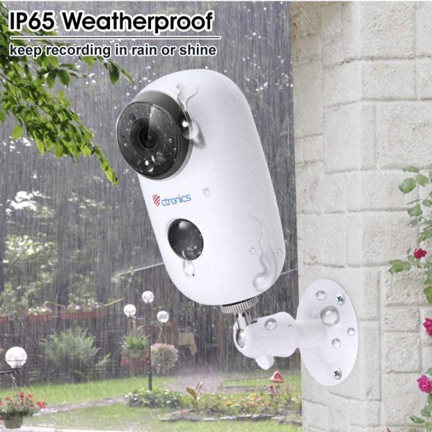 CTRONICS A3 SMART IP CAMERA WITH BATTERY, Furniture & Home Living ...