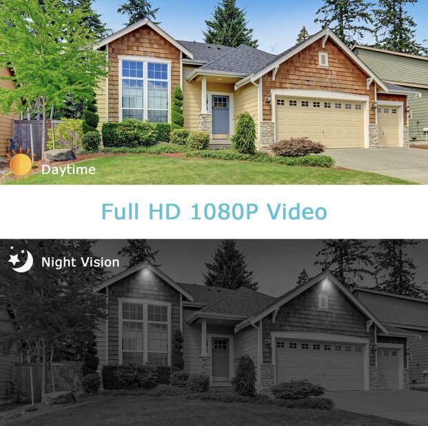 CTRONICS A3 SMART IP CAMERA WITH BATTERY, Furniture & Home Living ...