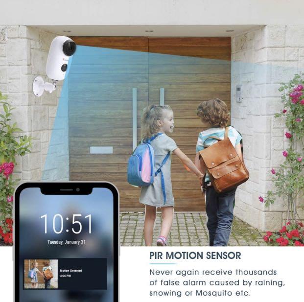 CTRONICS A3 SMART IP CAMERA WITH BATTERY, Furniture & Home Living ...