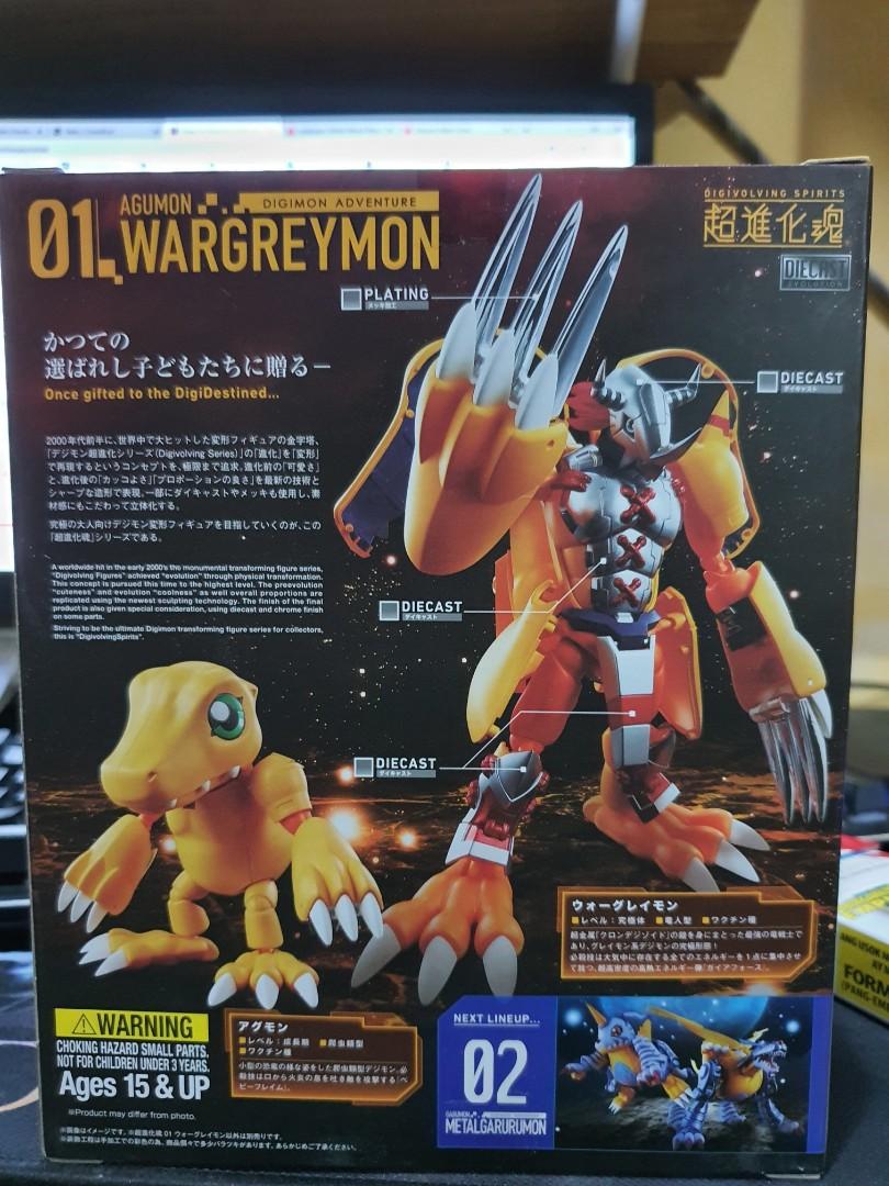 Digivolving 01 Wargreymon, Hobbies & Toys, Toys & Games on Carousell