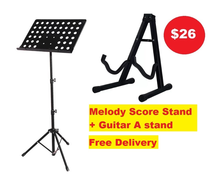 Guitar and Music Score Stand, Hobbies & Toys, Music & Media, Music ...
