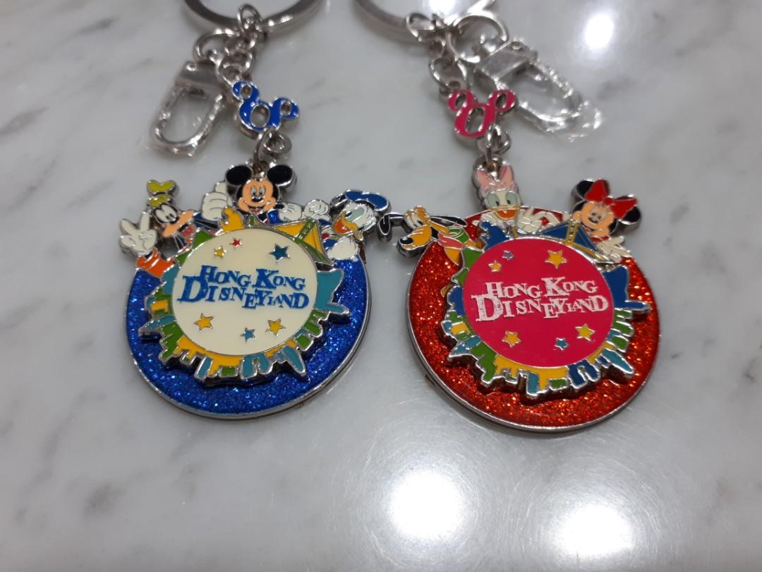 Hong Kong Disneyland Disney Couple Keychain, Hobbies & Toys, Toys ...