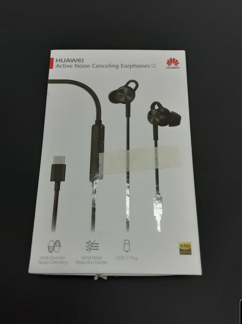 HUAWEI in-Ear Headphones, Active Noise Canceling Earphones USB Type C ...