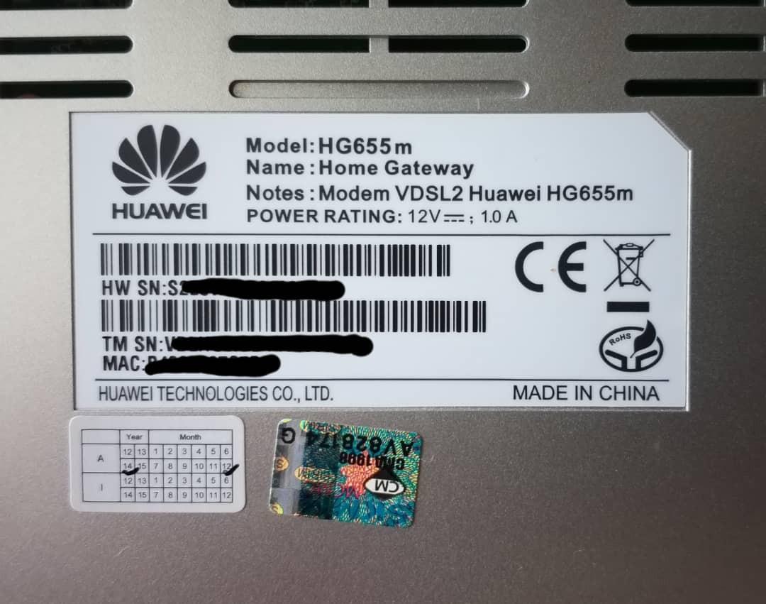 Huawei vdsl2 modem, Computers & Tech, Parts & Accessories, Networking ...