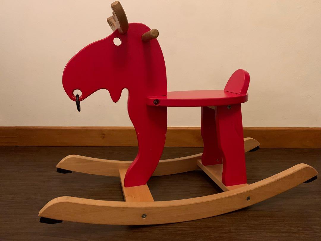 IKEA rocking moose, Babies & Kids, Baby Nursery & Kids Furniture, Kids ...