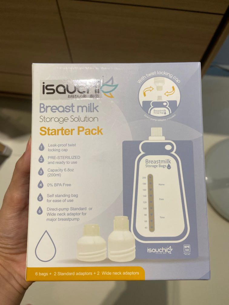 Isauchi Breast milk storage solution starter pack, Babies & Kids ...
